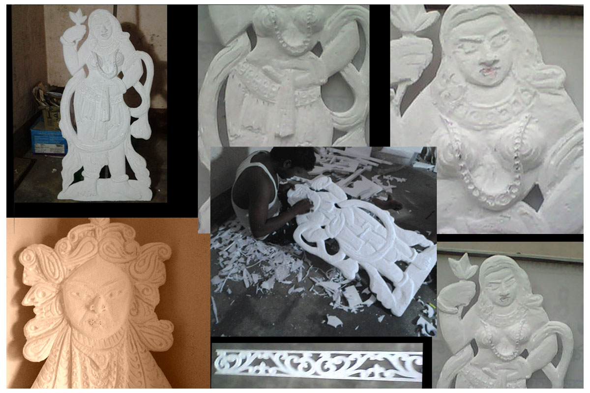 KESHAV NATH - Artist: Thermocol work for Durga Puja 2012