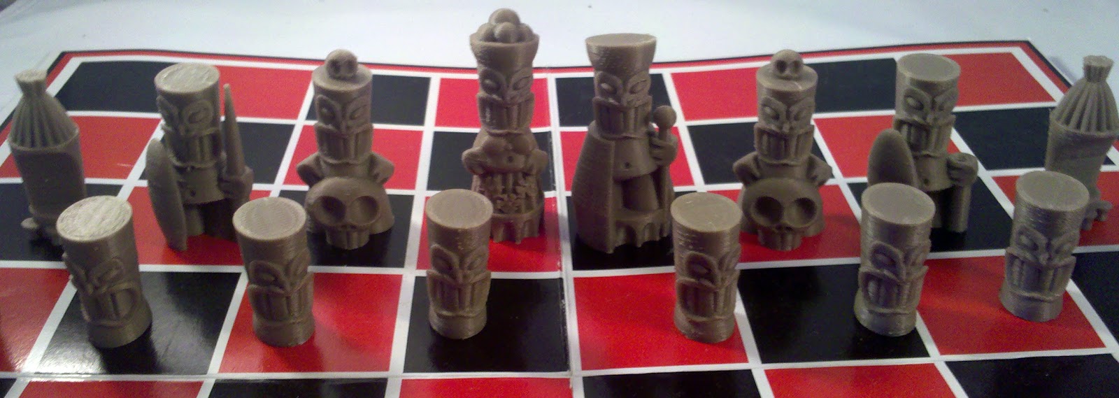 Tiki Chess - 3D Printing Professor