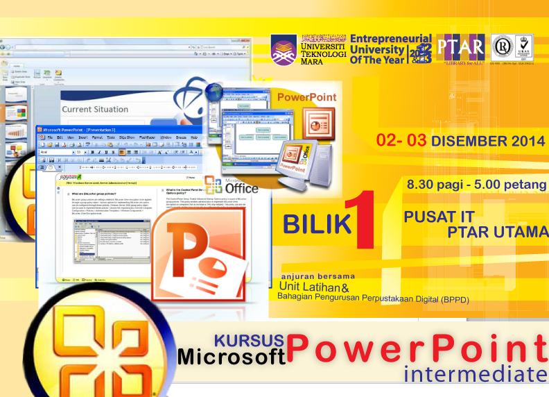 Kursus Micrososft Power Point (Intermediate) - Perpustakaan UiTM