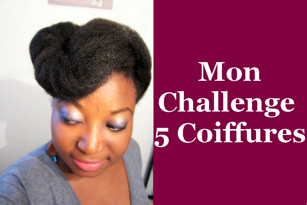 5 coiffures sur cheveux crépus 4C (video)