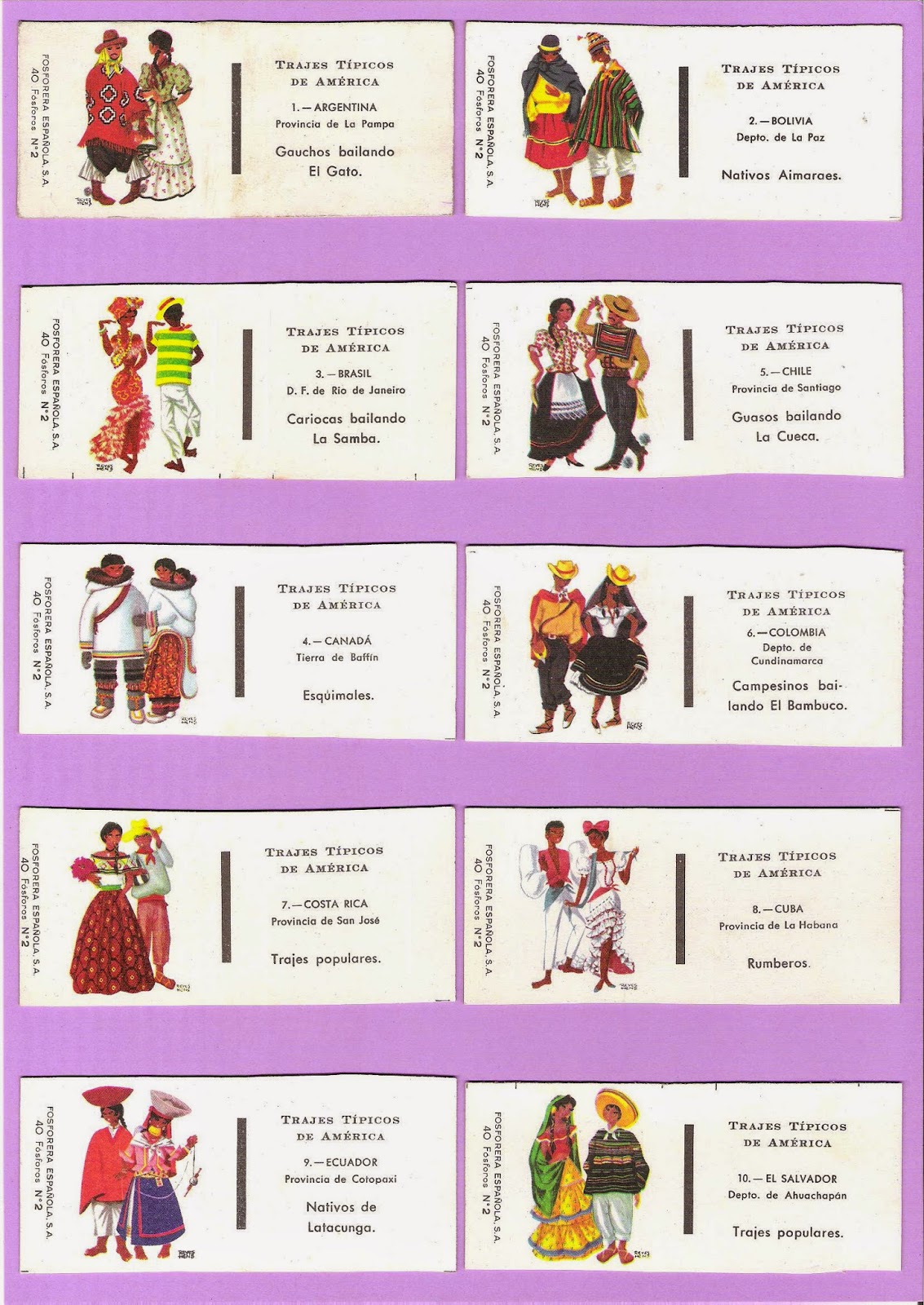 Trajes Típicos de América, Europa y Uniformes Militares | Tarazona ...