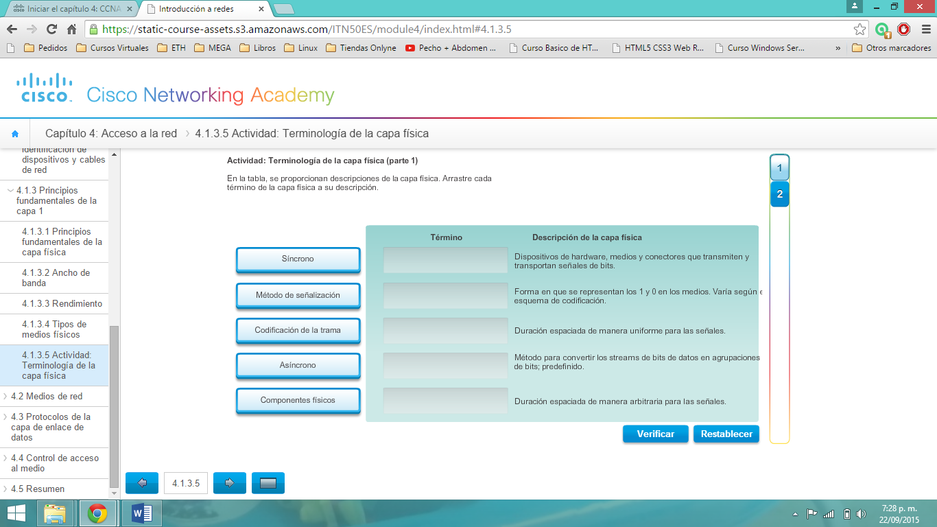 CISCO CCNA 1 v5.0: 4.1.3.5 Laboratorio
