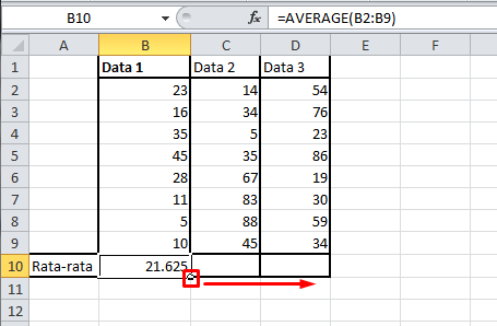 Contoh Dan Penerapan Rumus Excel Rata-Rata