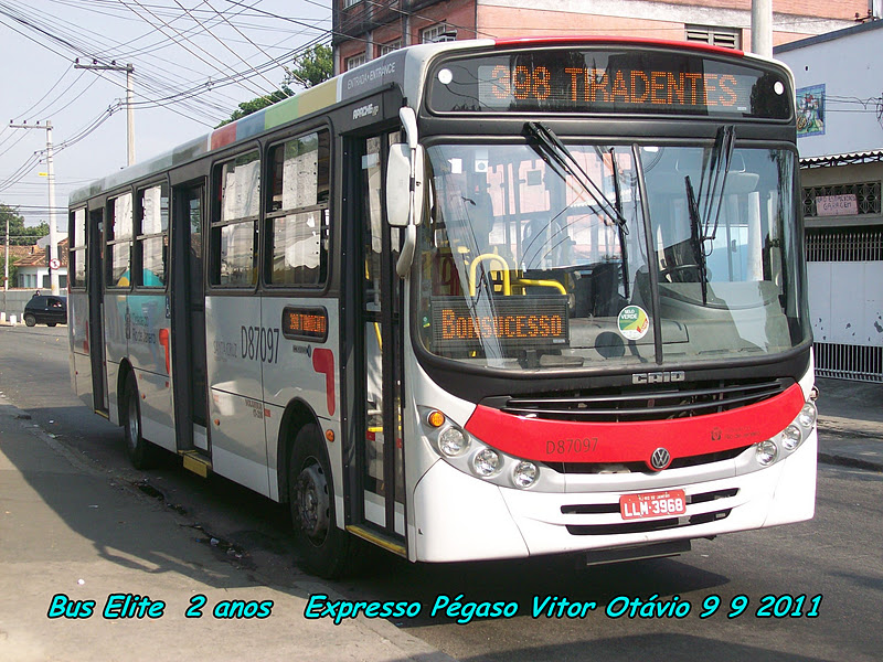 Vitor Otávio Bus: Linha 398 Campo Grande - Tiradentes