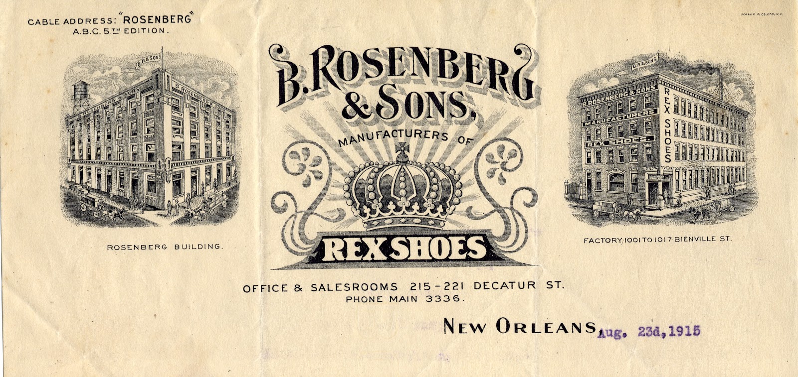Architecture Research: B. Rosenberg and Sons