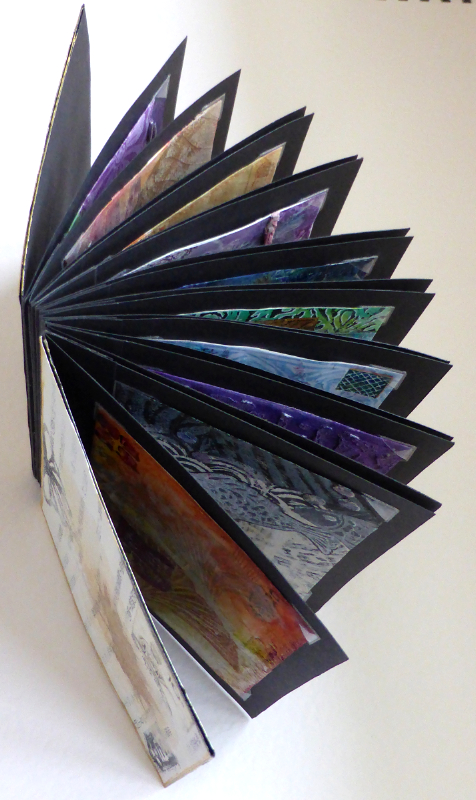 Paper, paint and print: Mini Collage Book