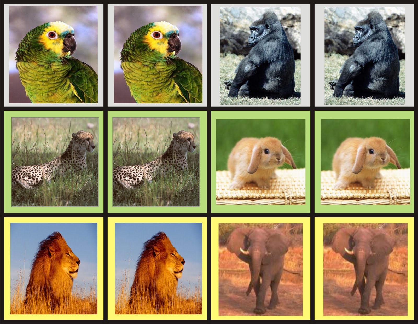 RECURSOS y ACTIVIDADES para Educación Infantil: Juego Didáctico: MEMORY ...