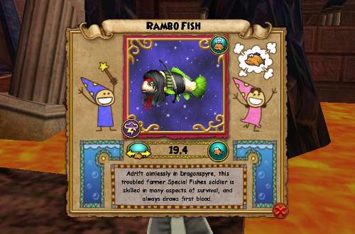 Wizard101 Dragonspyre Fish School, Location, XP, Rank, and Tank Size ...