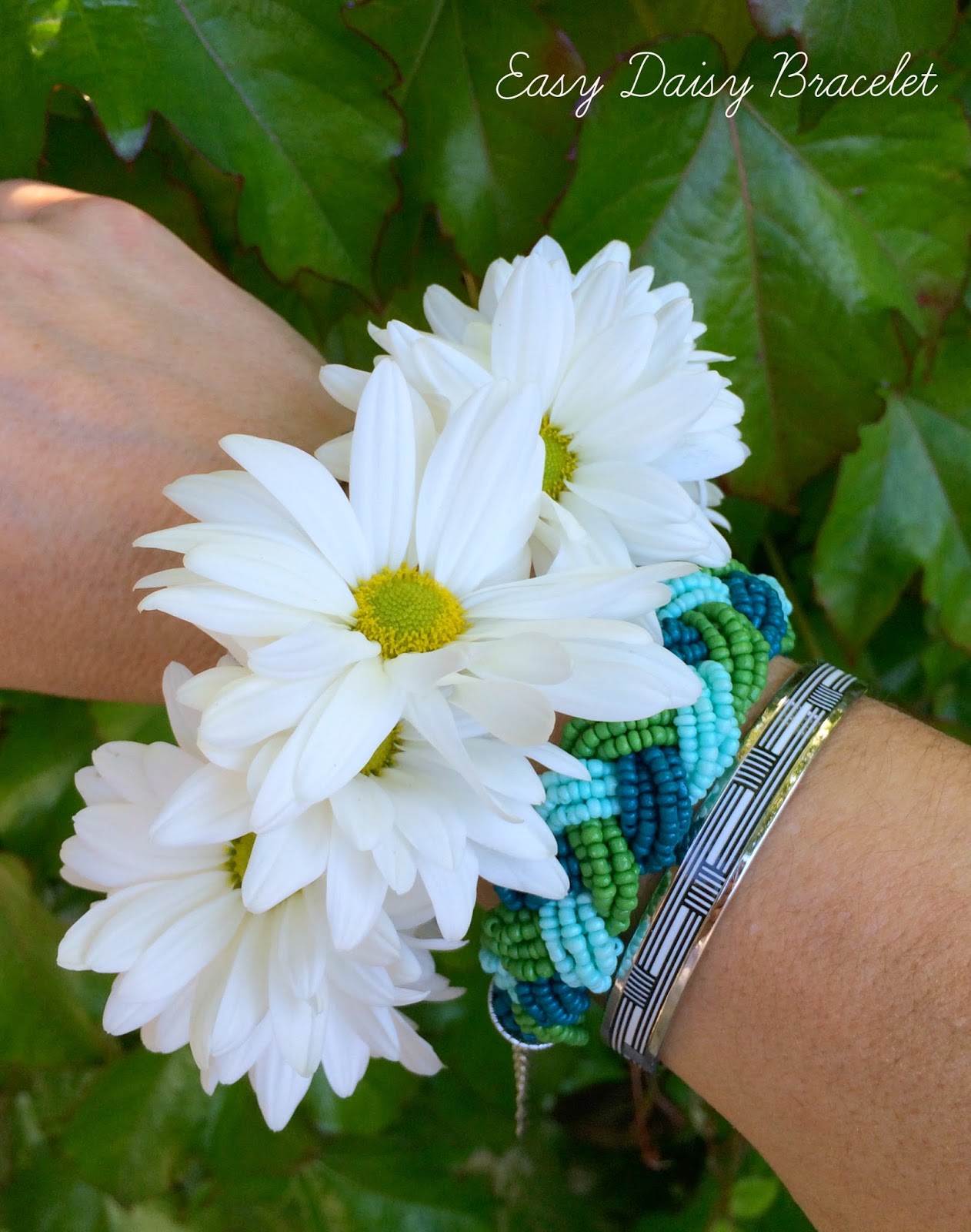 Jac o' lyn Murphy: Channeling Coachella - Boho Daisy Bracelets