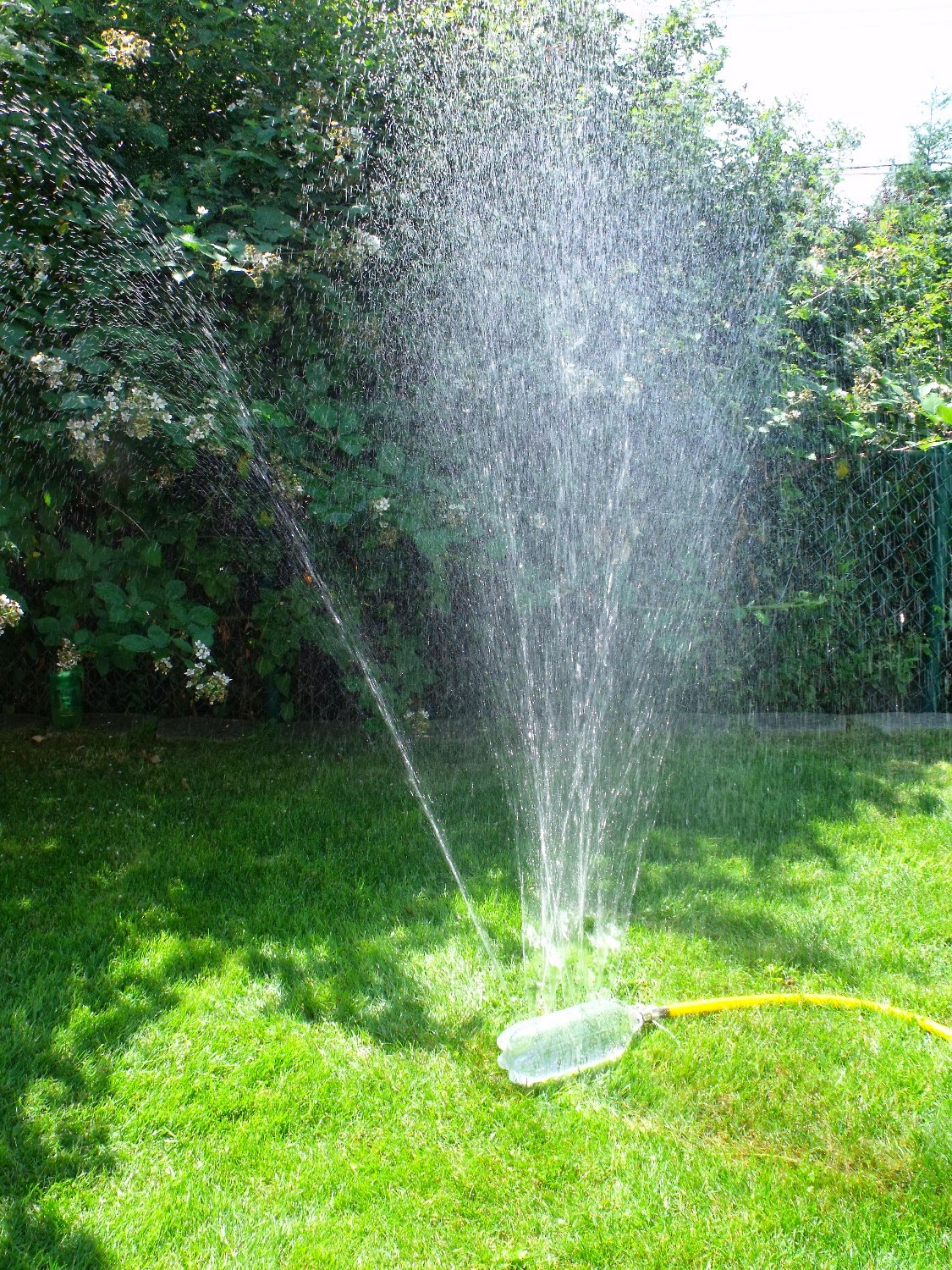 kner: Amazing water sprinkler made in home.