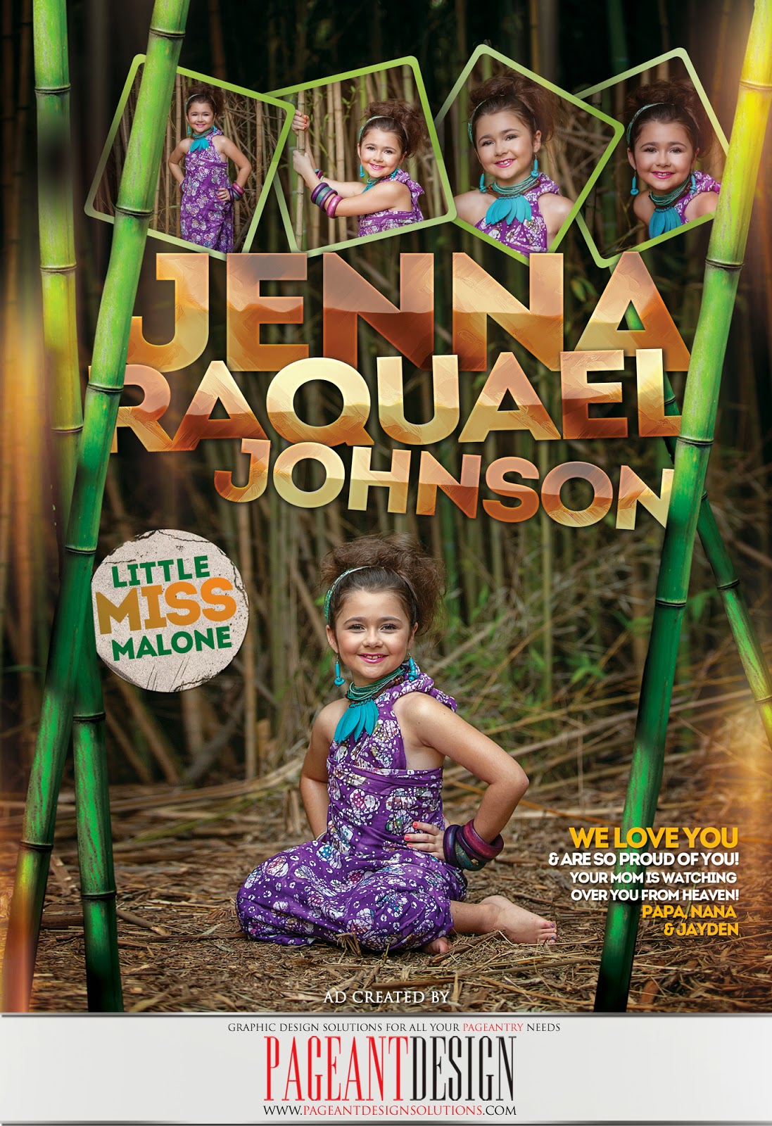 PAGEANT DESIGN | blog: Check Out Some Of Our Latest Pageant Ad Design ...