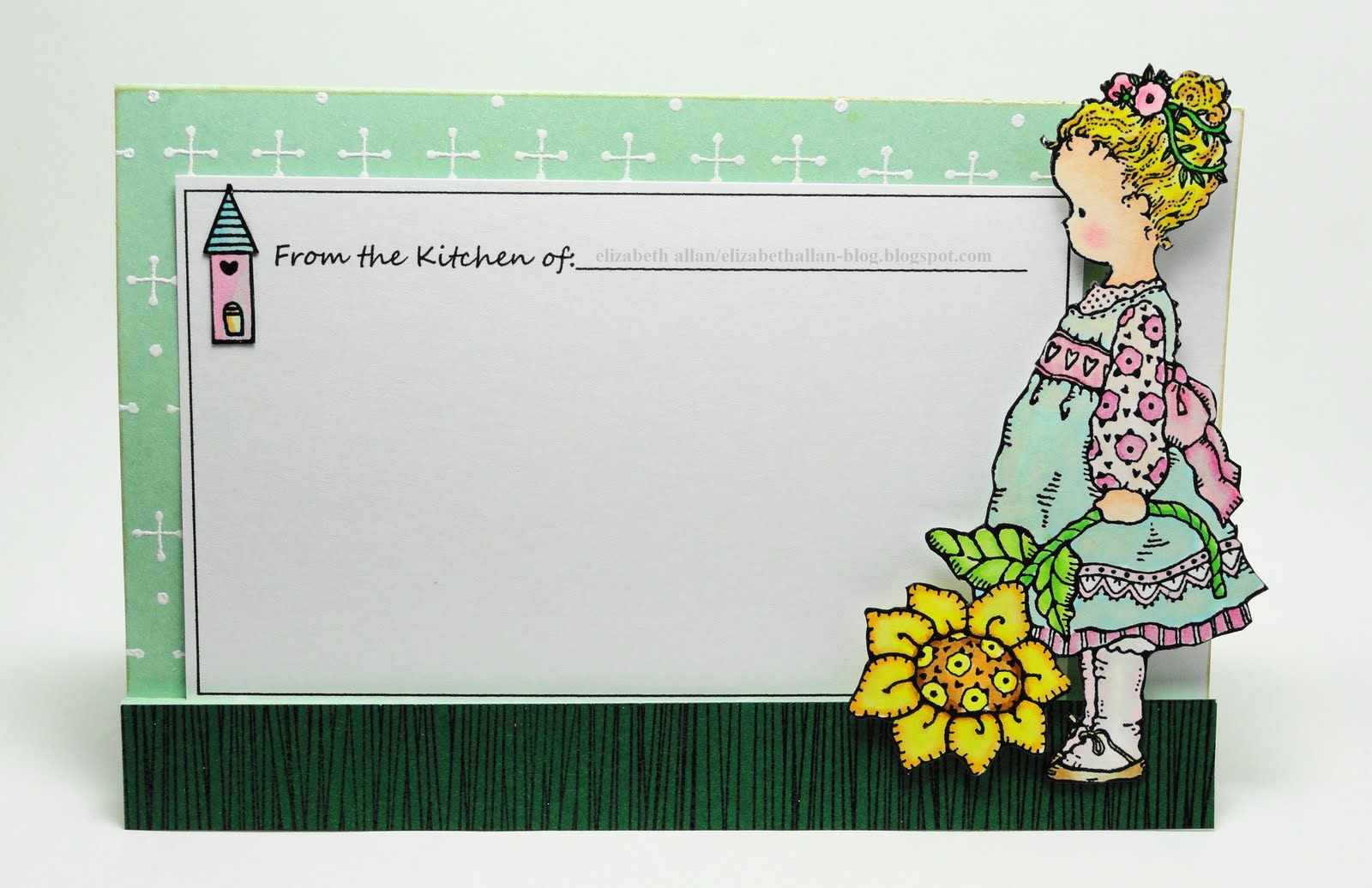 Elizabeth Allan's Art Studio: Recipe Card Easel