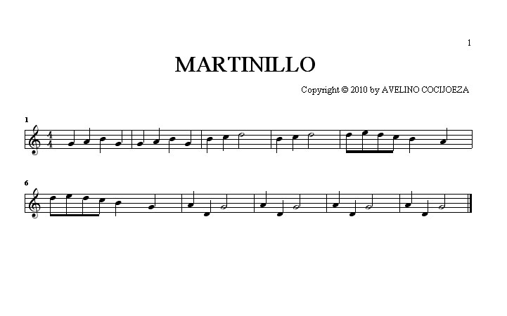 ARTES (MUSICA) II CURSO 2015-2016: PARTITURAS SEGUNDO BLOQUE