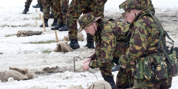 on target shooter nz: Military Basic Training Ends At Waiouru Camp: