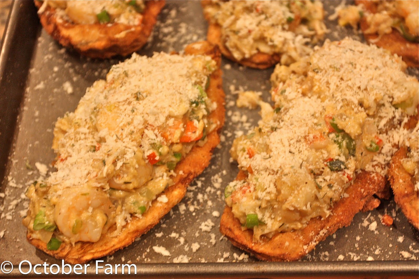 Cajun Eggplant Pirogues