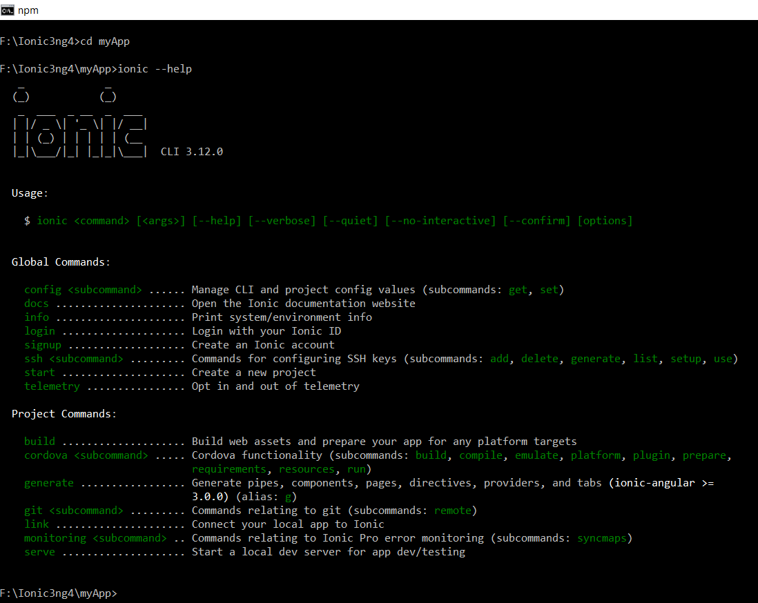 Ionic 3 Cli And Angular 4 For Build Mobile Apps