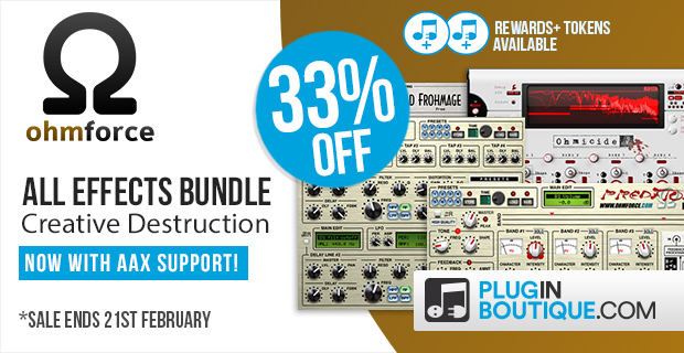 Plugin Boutique announced Ohmforce Sale - Up To 50% OFF - SYNTH ANATOMY