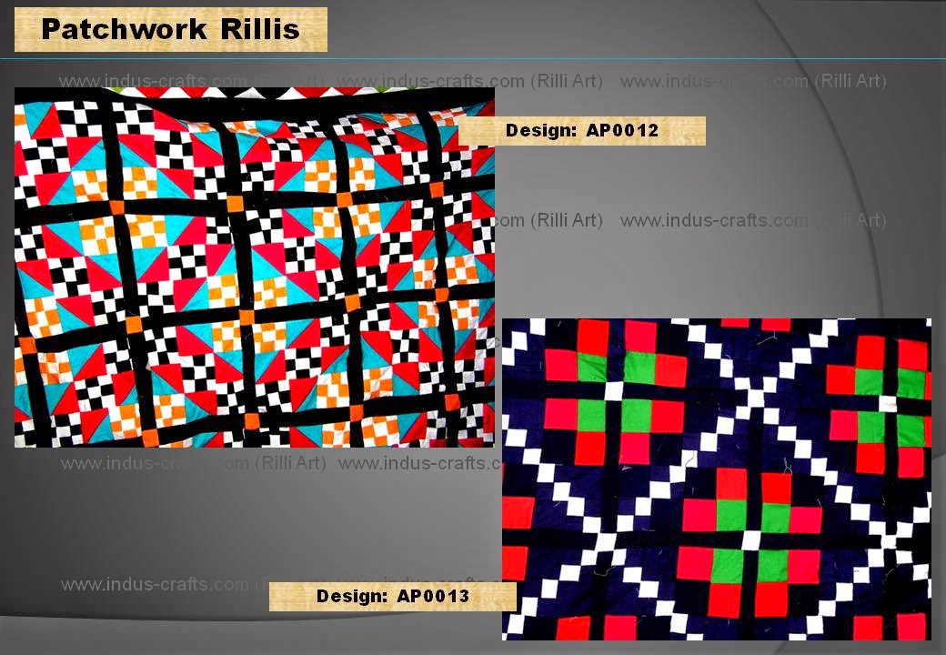 I AM PROUD TO BE SINDHI: DIFFERENT TYPES OF RILLI