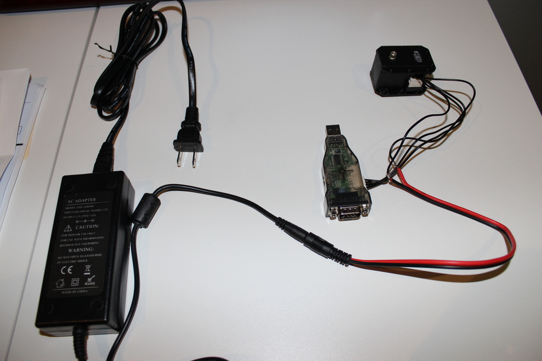 Robot Ping Pong: First look at Dynamixel