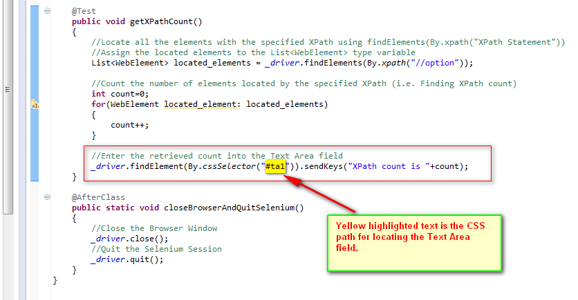 Selenium-By-Arun: 433. Get XPath Count in Selenium WebDriver Selenium-By-Arun: 433. Get XPath Count in Selenium WebDriver