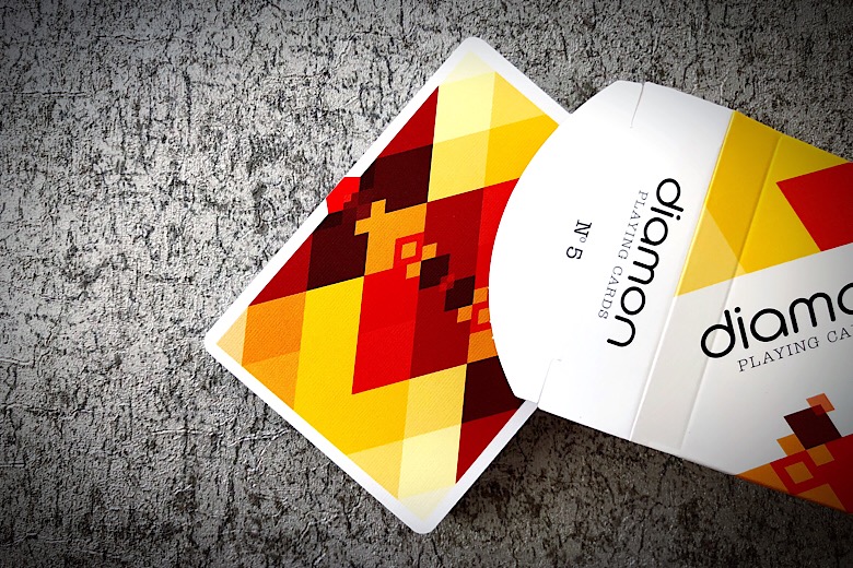 Card Flash: Diamon Playing Cards N° 5 by Artedame Dutch Design Studio