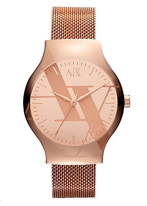 Boutique Malaysia: A|X Armani Exchange Women's Rose Gold Ion-Plated ...