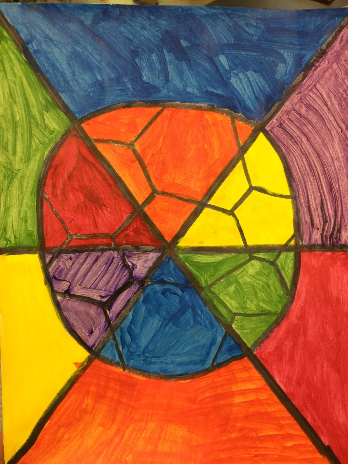 Mr. D's 5th and 6th Grade Art: 5th Grade Color Wheel Project