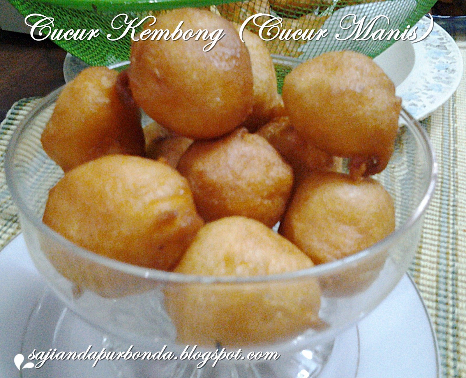 CUCUR KEMBONG (CUCUR MANIS)