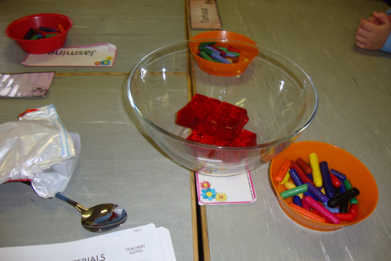 Science Projects: Making jelly in Junior infants