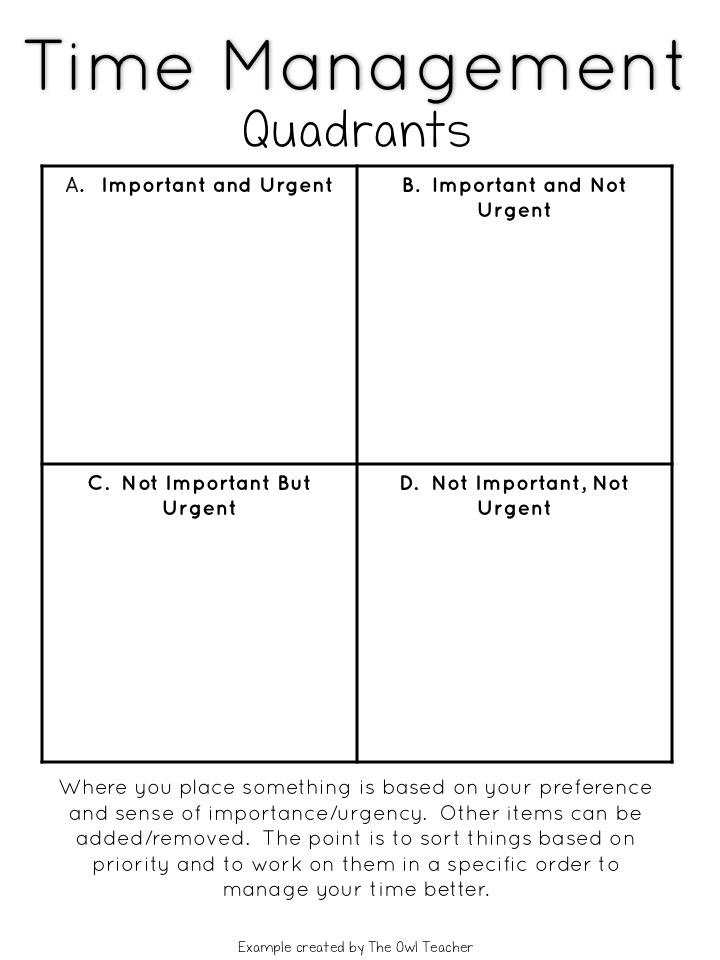 Classroom Freebies Too: Do You Need Some Time... Management?