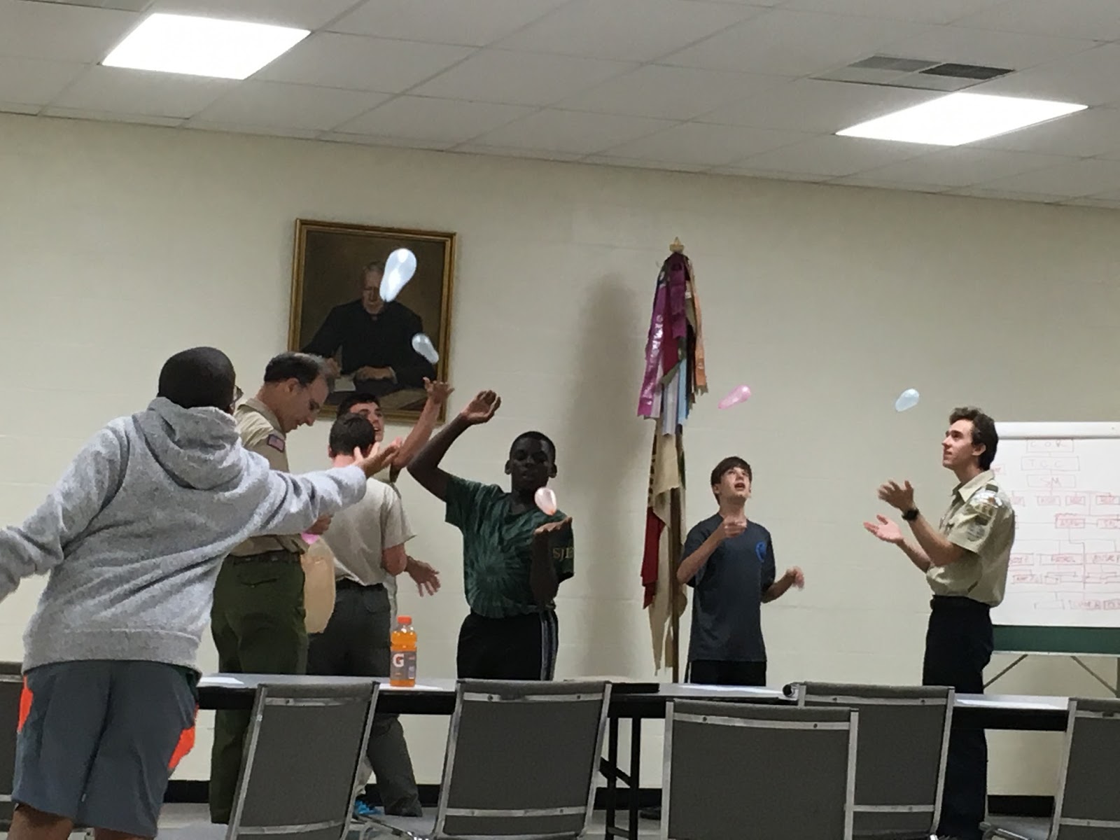 Boy Scout Troop 466 NCAC: Scenes from the First Troop Meeting of the Year