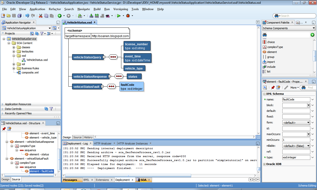 Soanen Martti S Soa Blog Tutorial 1 Part 11 Create Xml Schema With Jdeveloper