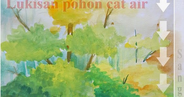 63+ Lukisan Cat Air Simple, Gambar Lukisan