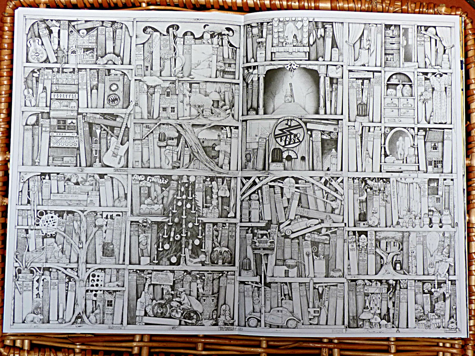 Chez Maximka: Ravensburger Colin Thompson's Funtastic Adult Colouring Book