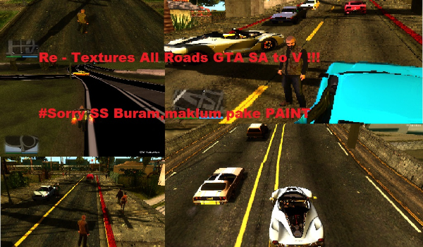 Texture All Roads V3 Remakes | GTAind - Mod GTA Indonesia
