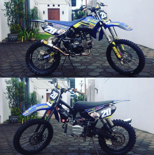 Bebek Modif Jupiter Z Trail Grasstrack Team 86 VMX VSL Swallow DPRT ...