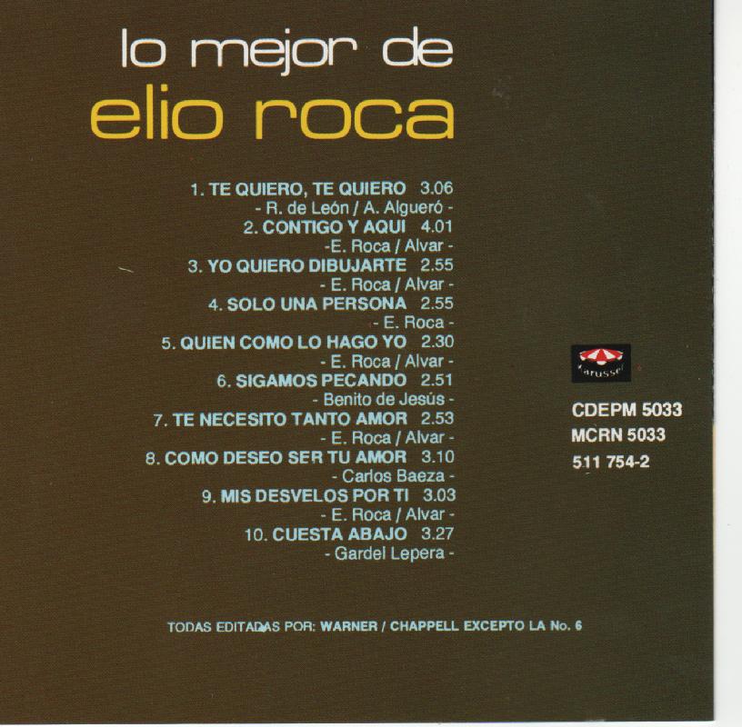 ELIO ROCA - LO MEJOR DE MI HISTORIA - Omar Longhi