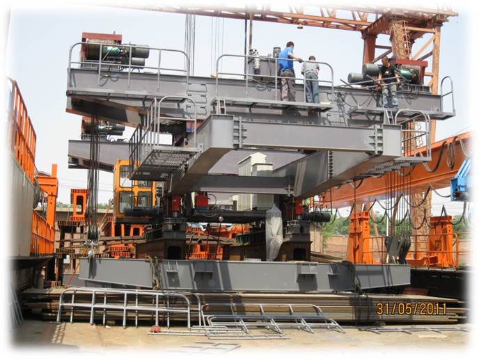 Al Muhandis Notes...: SBG Launching Using Segment Erector