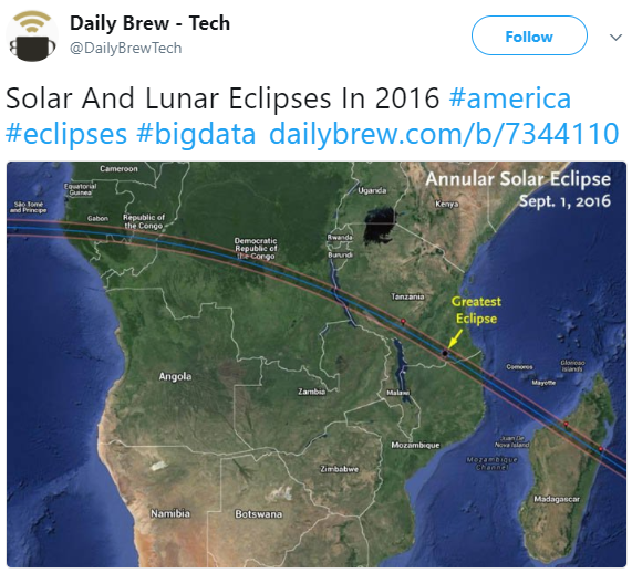 Earth and Space News: 2016 Eclipse Lineup Features Two Lunar and Two ...