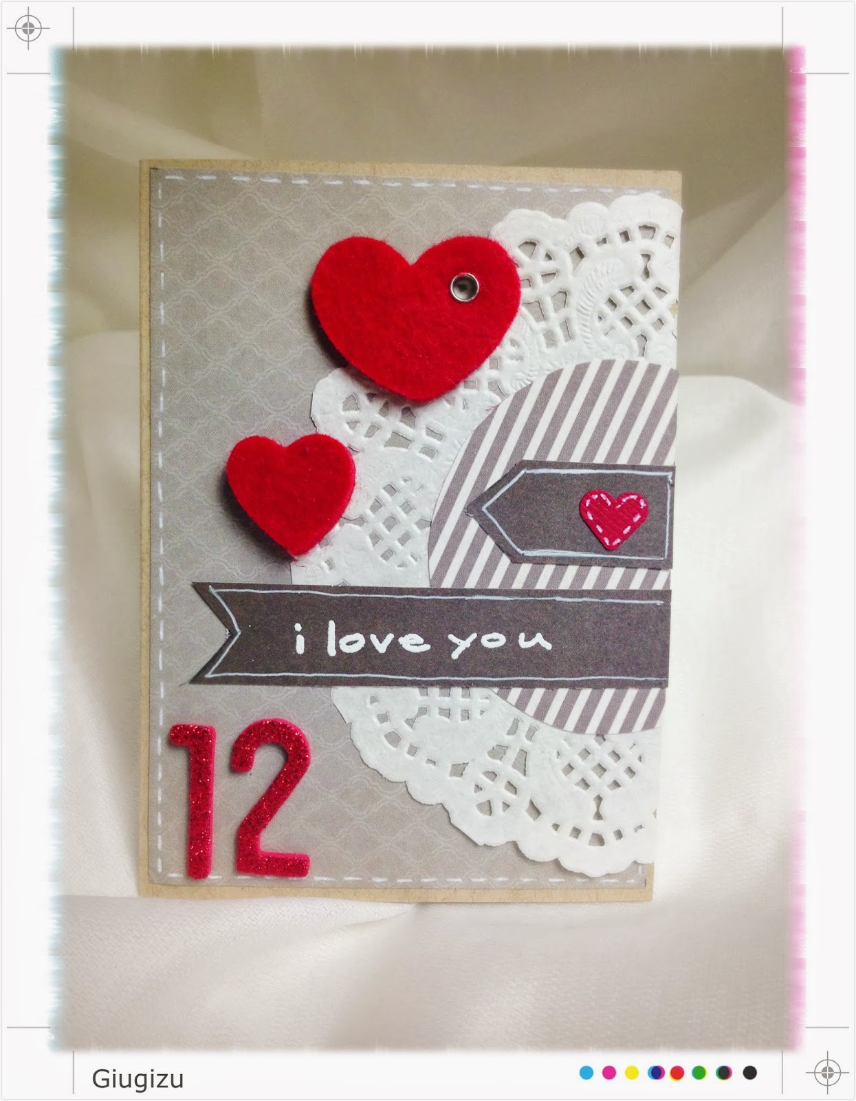 12 years together anniversary card