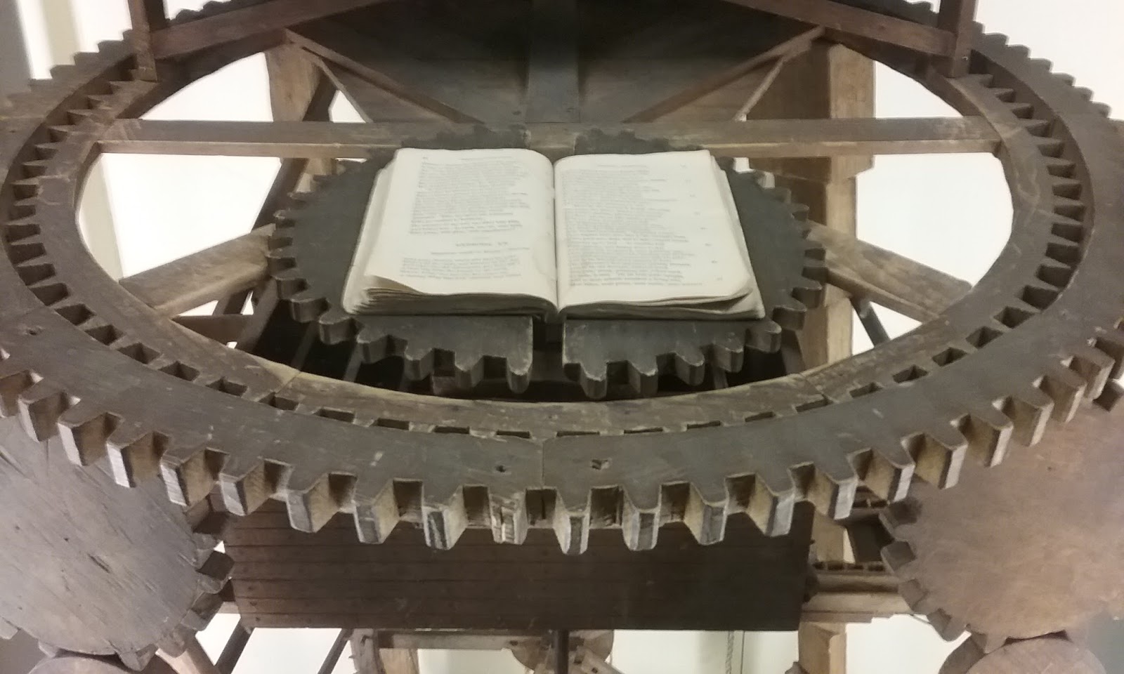 Chuck Ditzler: John Muir's wooden Clock-Desk in lobby of Wisconsin ...
