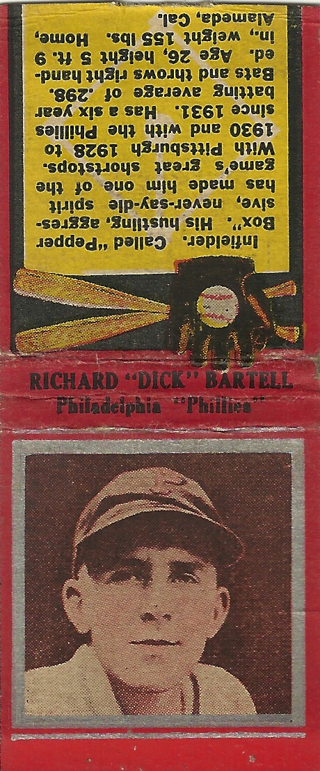 The Phillies Room: 1934 and 1935 Diamond Matchbooks