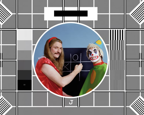 NOT OLD... "RETRO": A Testcard From The Boosh