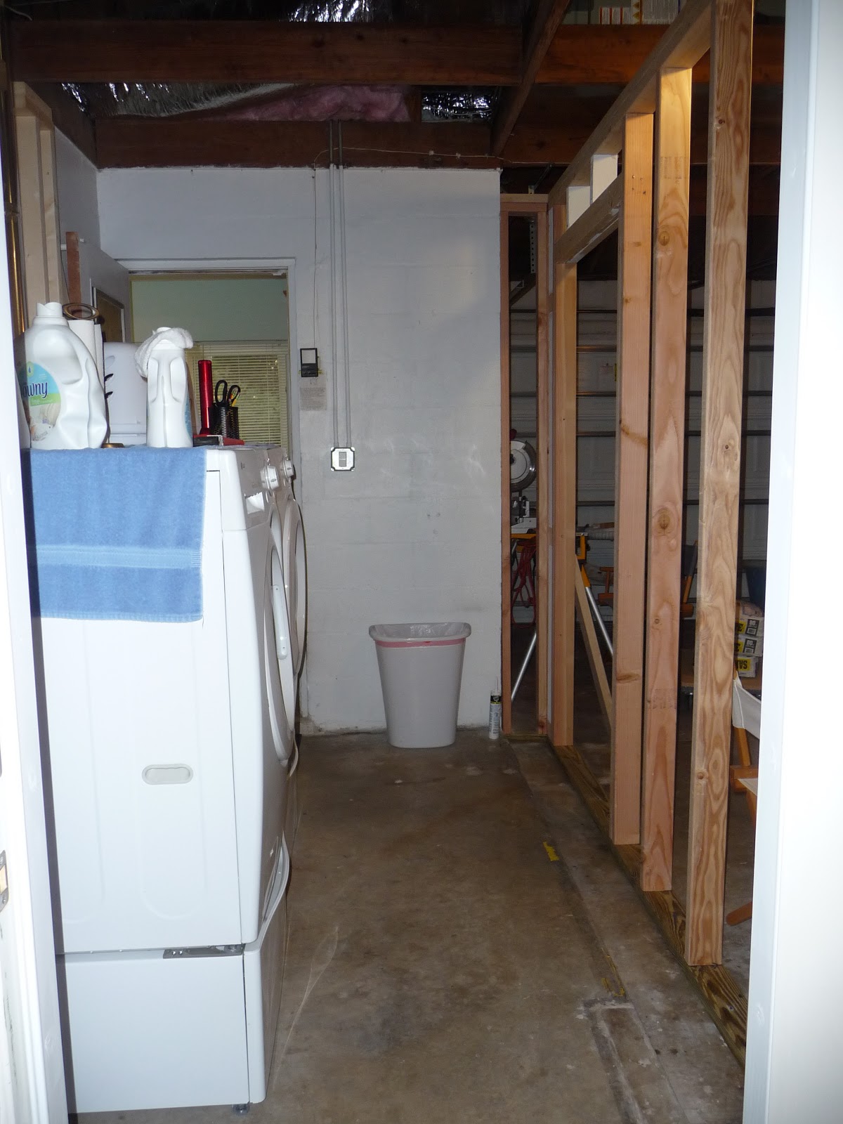 Sherry's Second Wind: Skeleton of a Laundry Room