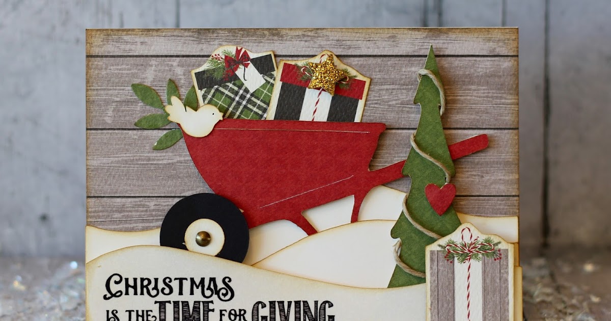 This and That: Wheelbarrow Christmas Card
