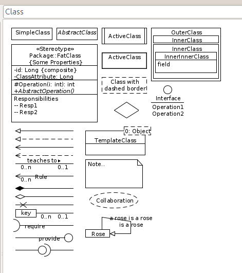 Building Air Castles: UML symbols reference
