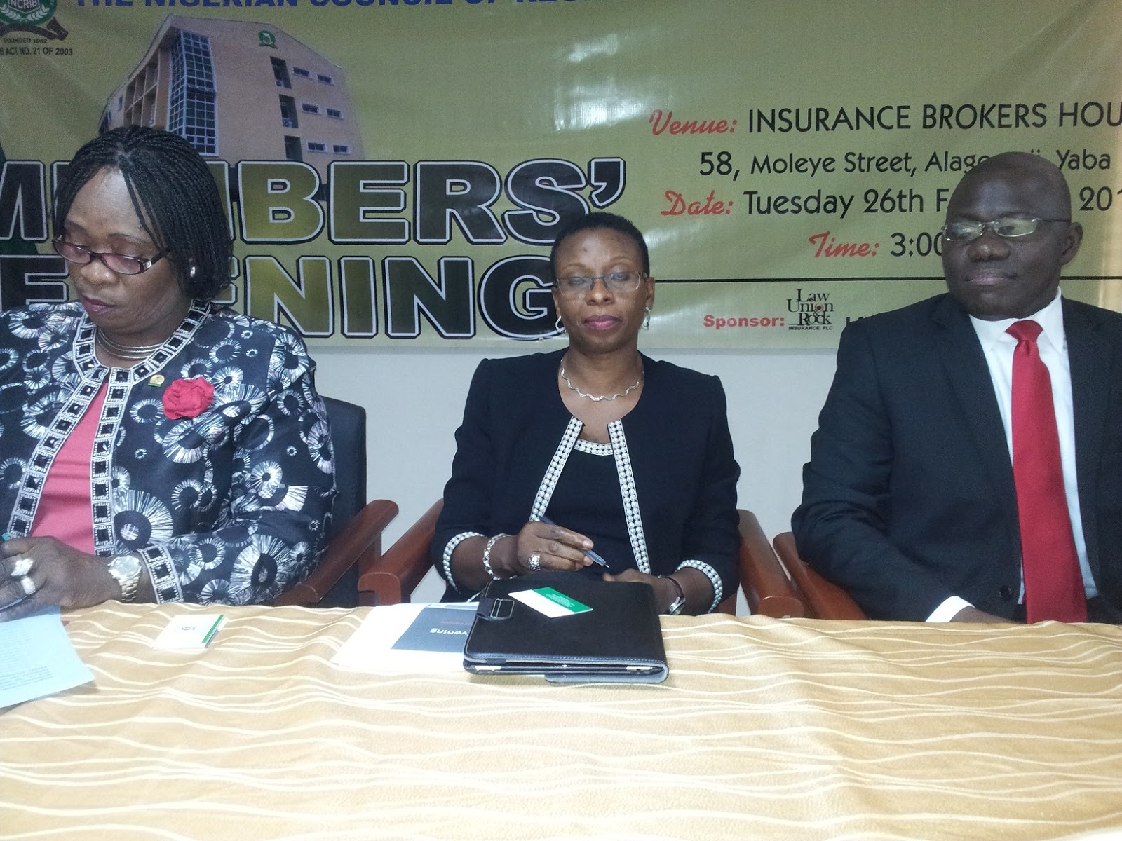 INSPENONLINE: From left: President Nigerian Council of Registered ...