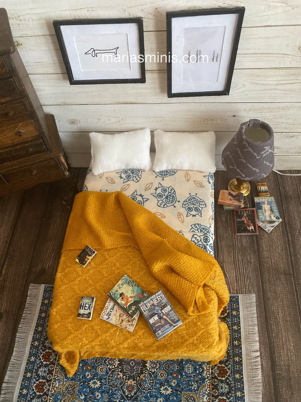 No Sew Miniature Mattress Bed And Bedding