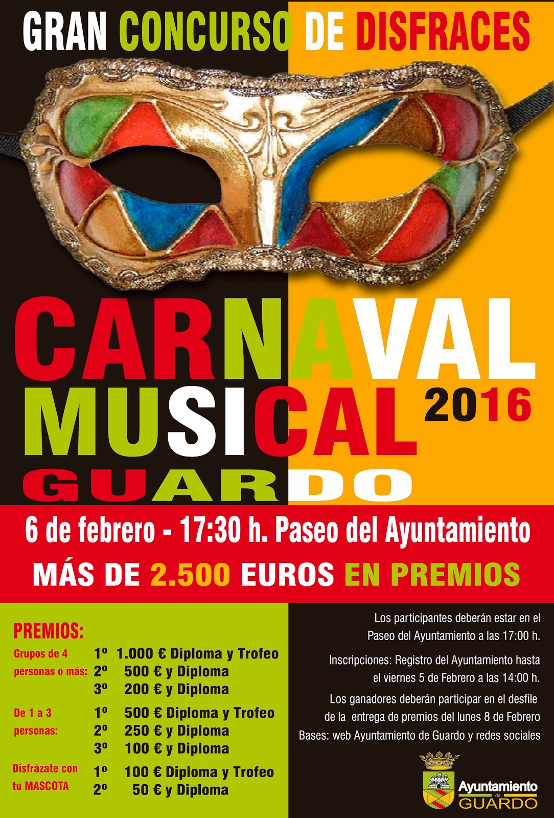 CARNAVAL MUSICAL 2016. GRAN CONCURSO DE DISFRACES
