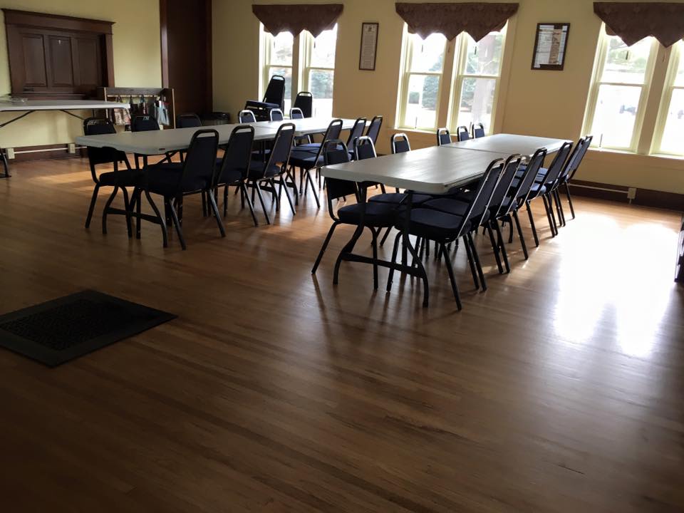 The Gathering Room: Church floors